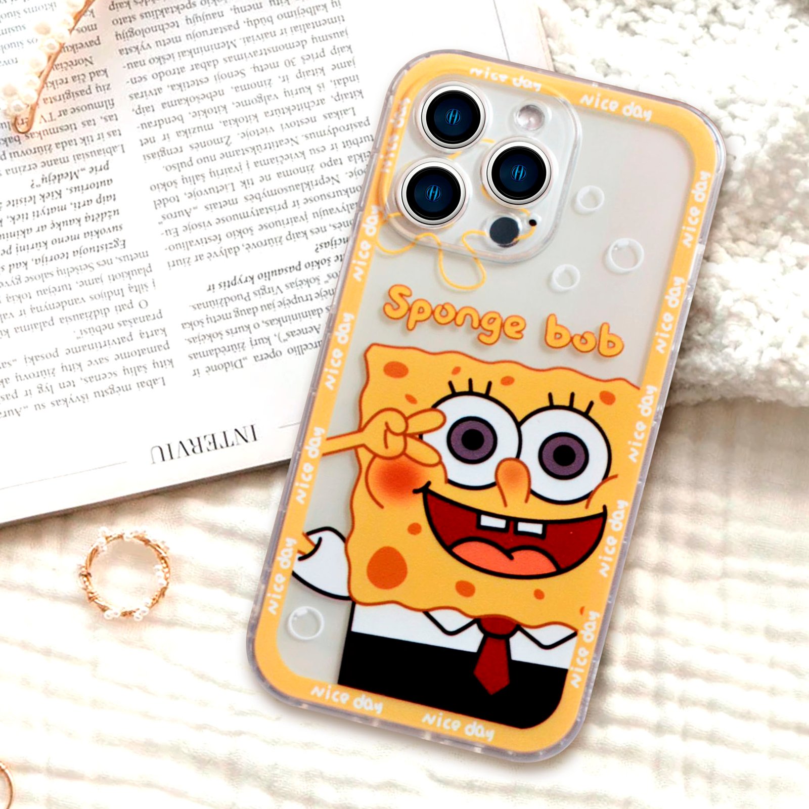Happy Bob Esponja – Micelu.net Venta de accesorios para celulares y ...