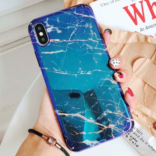 Mármol espejo case azul – Micelu.net Venta de accesorios para celulares ...